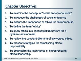 Social entrepreneurship and the ethical challenges of entrepreneurship ...