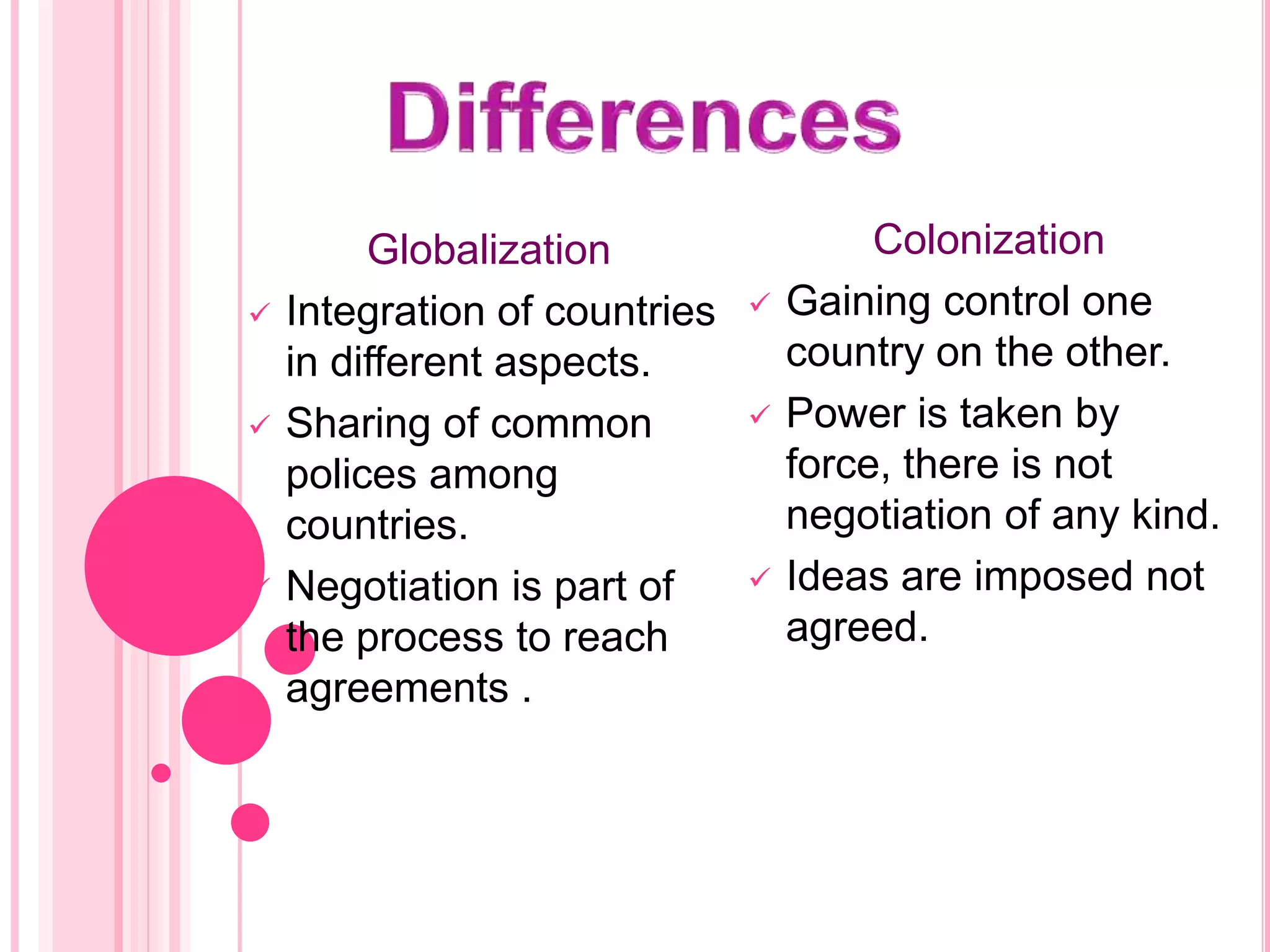 Globalization&Colnization | PPTX