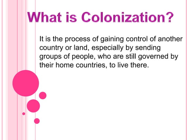 globalization and colonization | PPTX