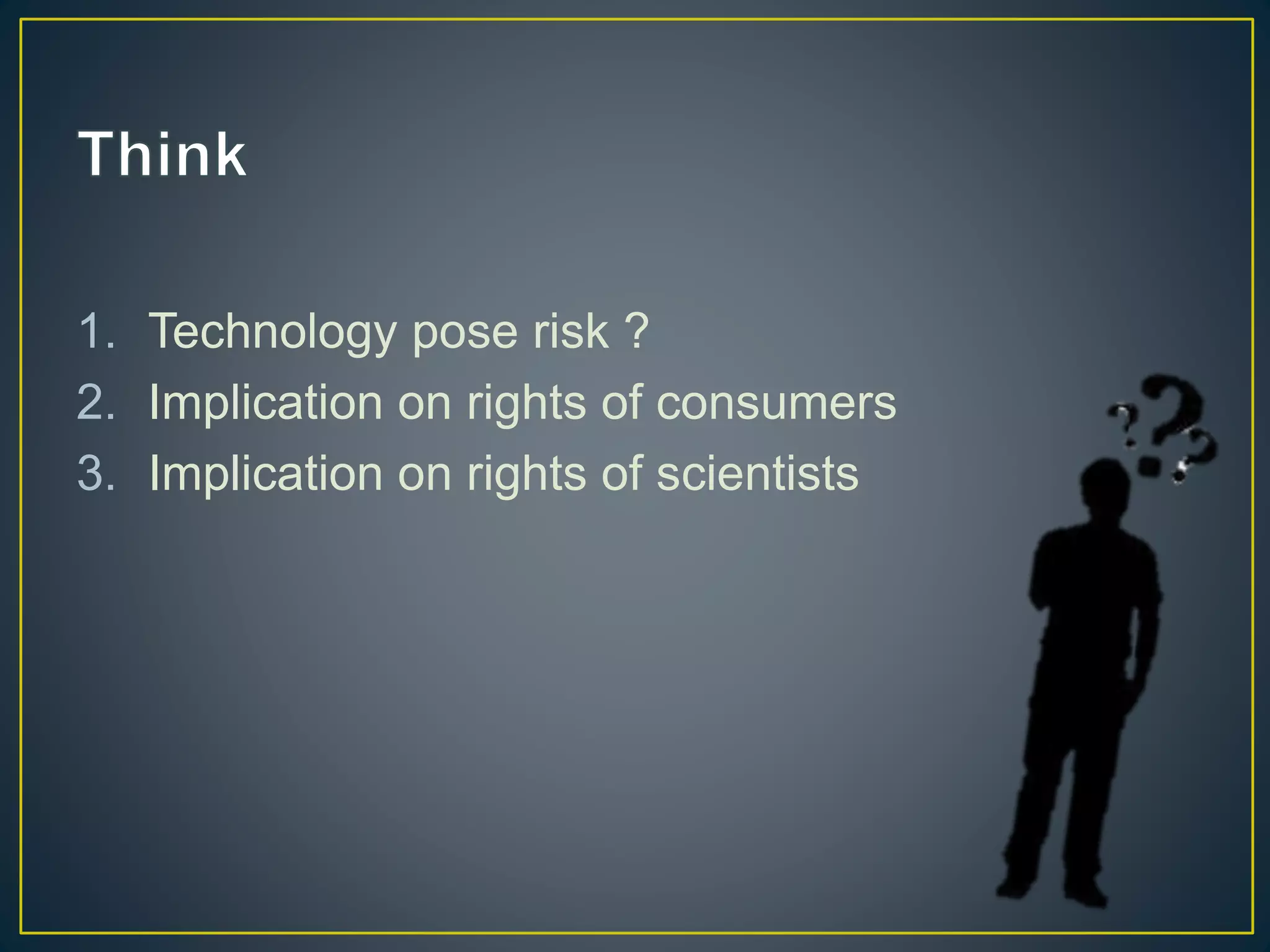 Social & ethical issues in genetic engineering | PPTX