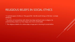 Social ethics In Islam | PPT