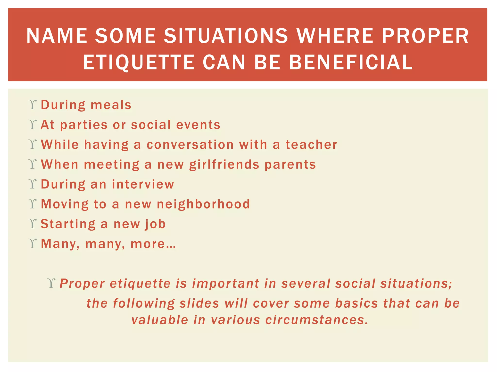 Social Etiquette | PPTX