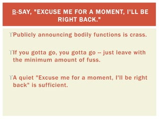 Social Etiquette | PPTX