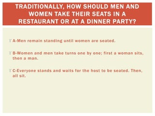 Social Etiquette | PPTX