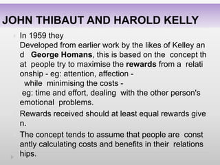 Social exchange theory | PPTX