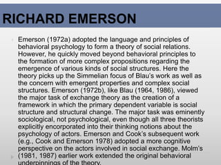 Social exchange theory | PPTX