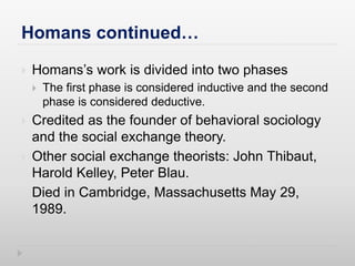 Social exchange theory | PPTX