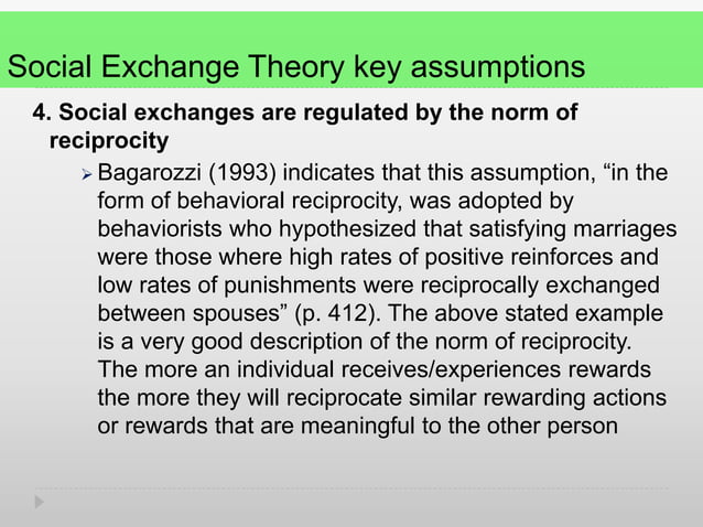 Social exchange theory | PPT