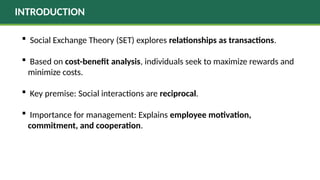 Social Exchange Theory and Example in Real World.pptx