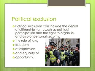 Social exclusion | PPTX