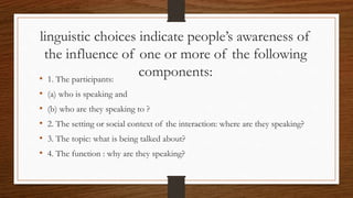 Social factors, dimensions and explanations | PPTX