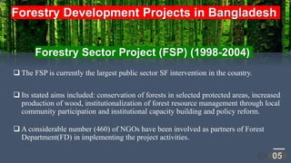 Forestry Development Projects in Bangladesh | PPTX