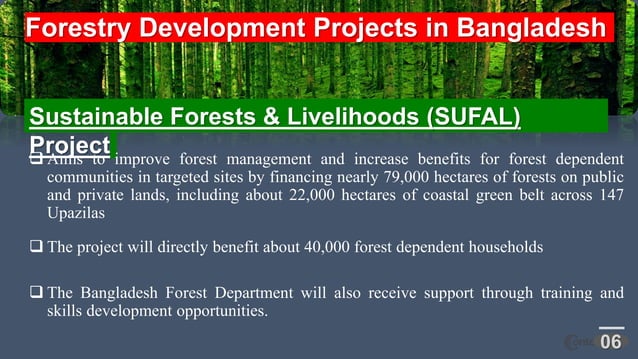 Forestry Development Projects in Bangladesh | PPT