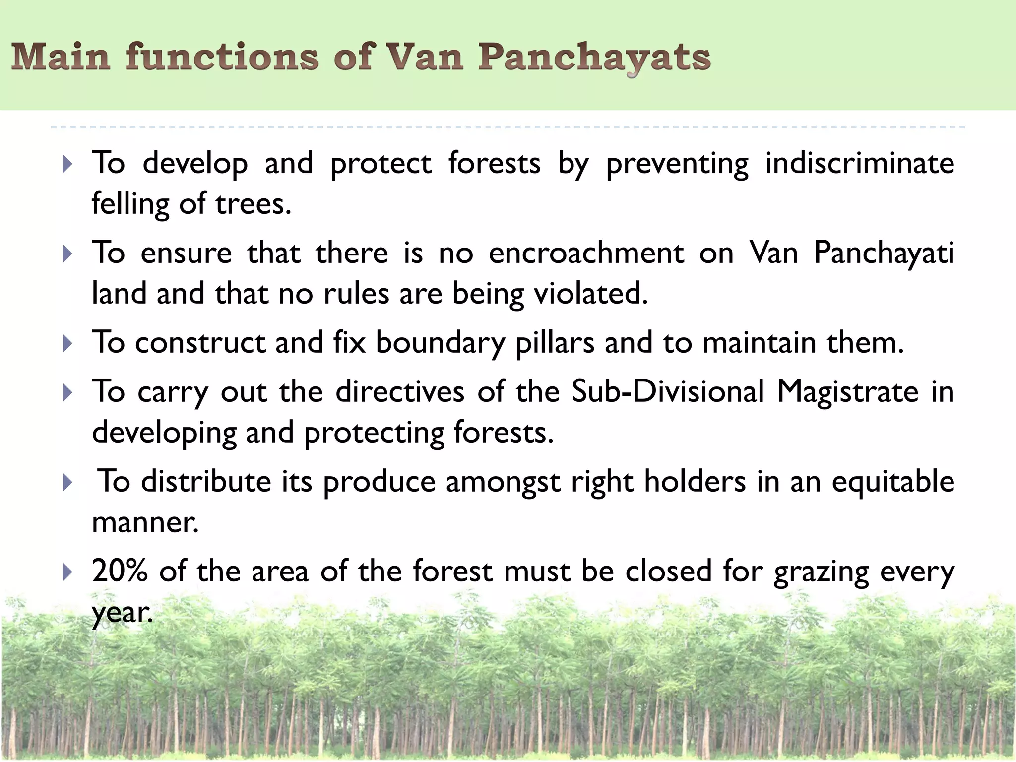 Social Forestry in India | PPT