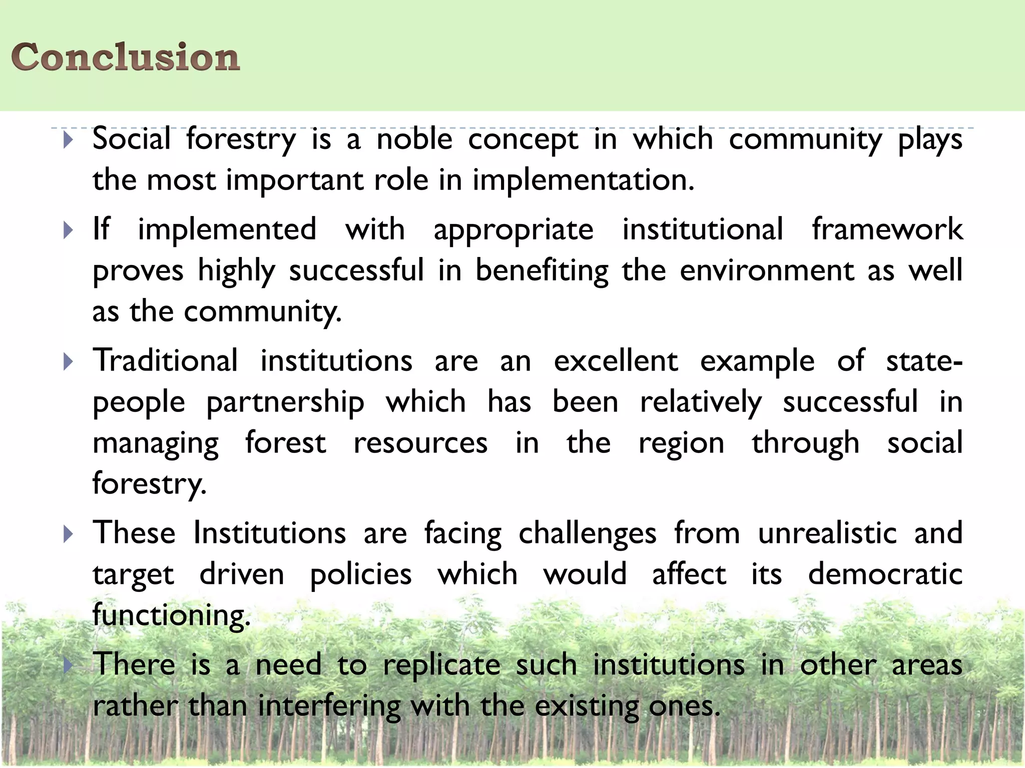 Social Forestry in India | PDF