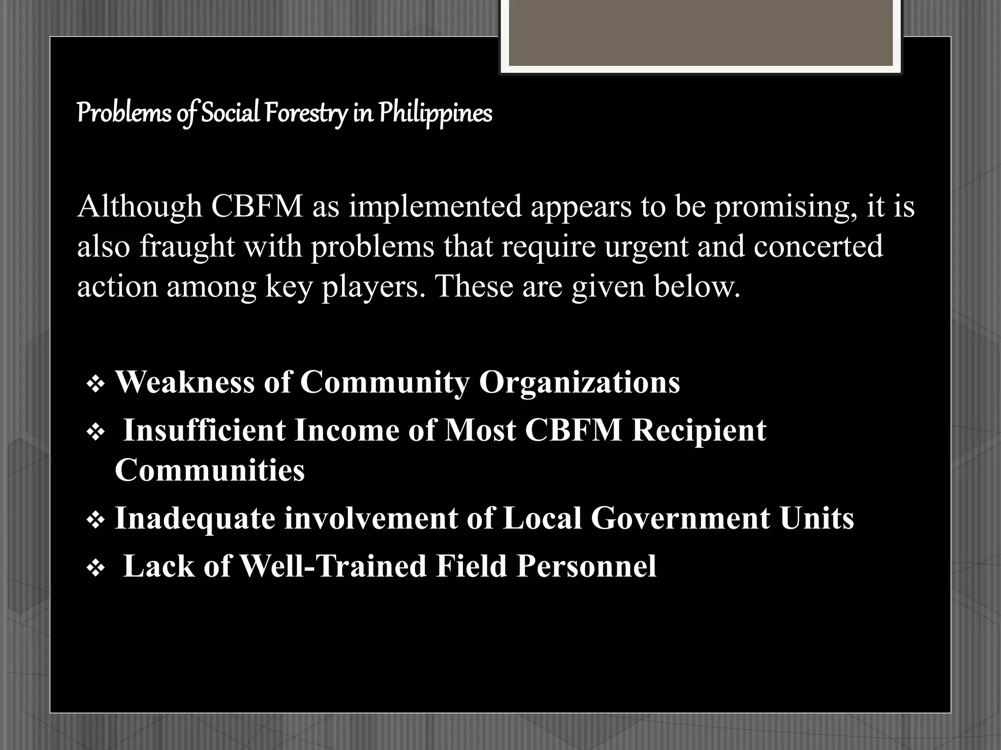 Social forestry program in the philippines | PPTX