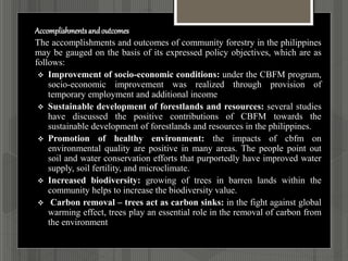 Social forestry program in the philippines | PPTX