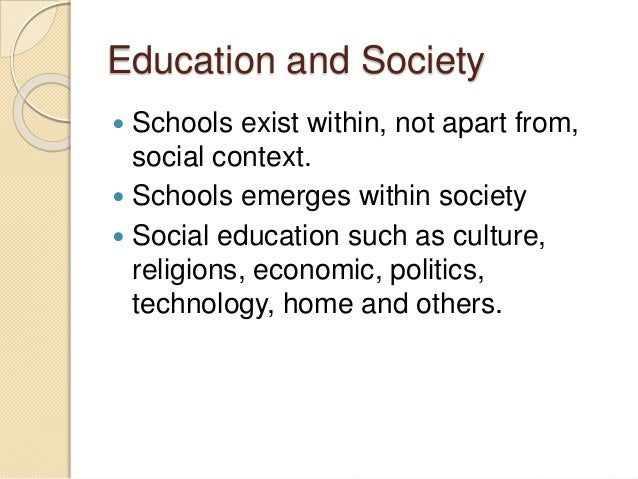 Social foundation of curriculum
