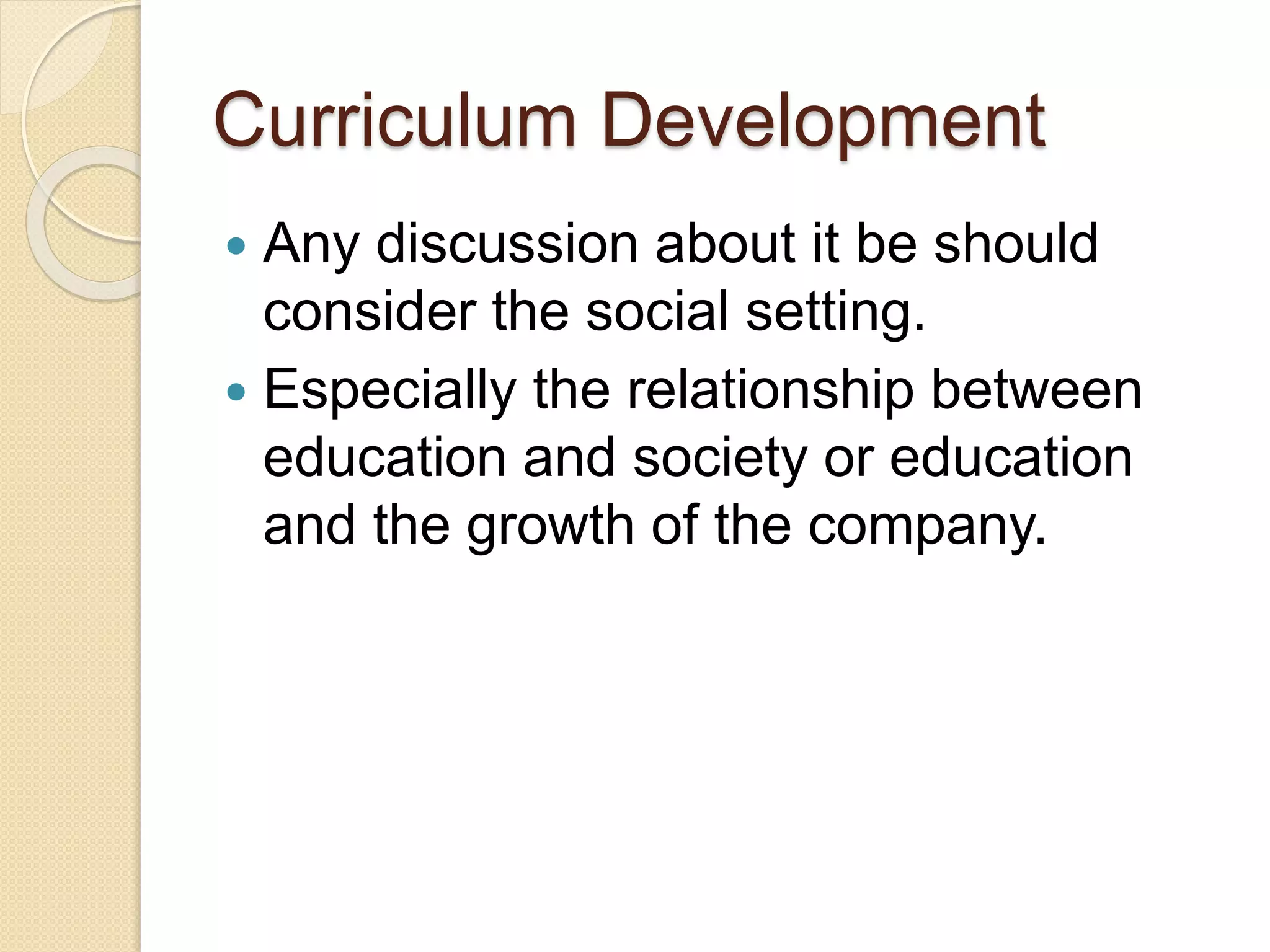 Social foundation of curriculum | PPTX
