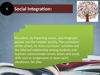 Social functions of education | PPTX