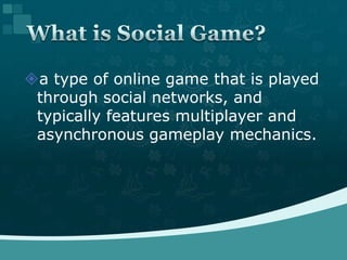 Social game | PPTX