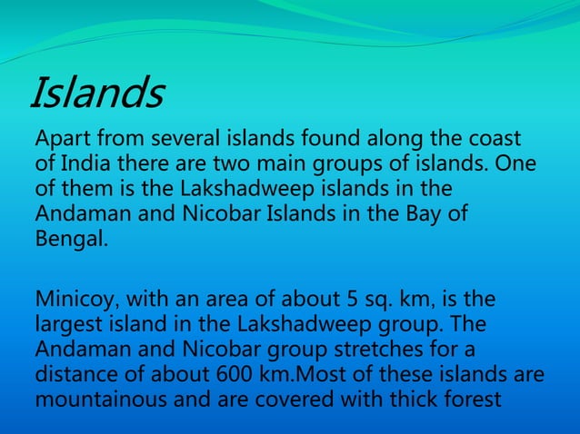 India Physical Features | PPTX | Asia Travel | Travel Locations