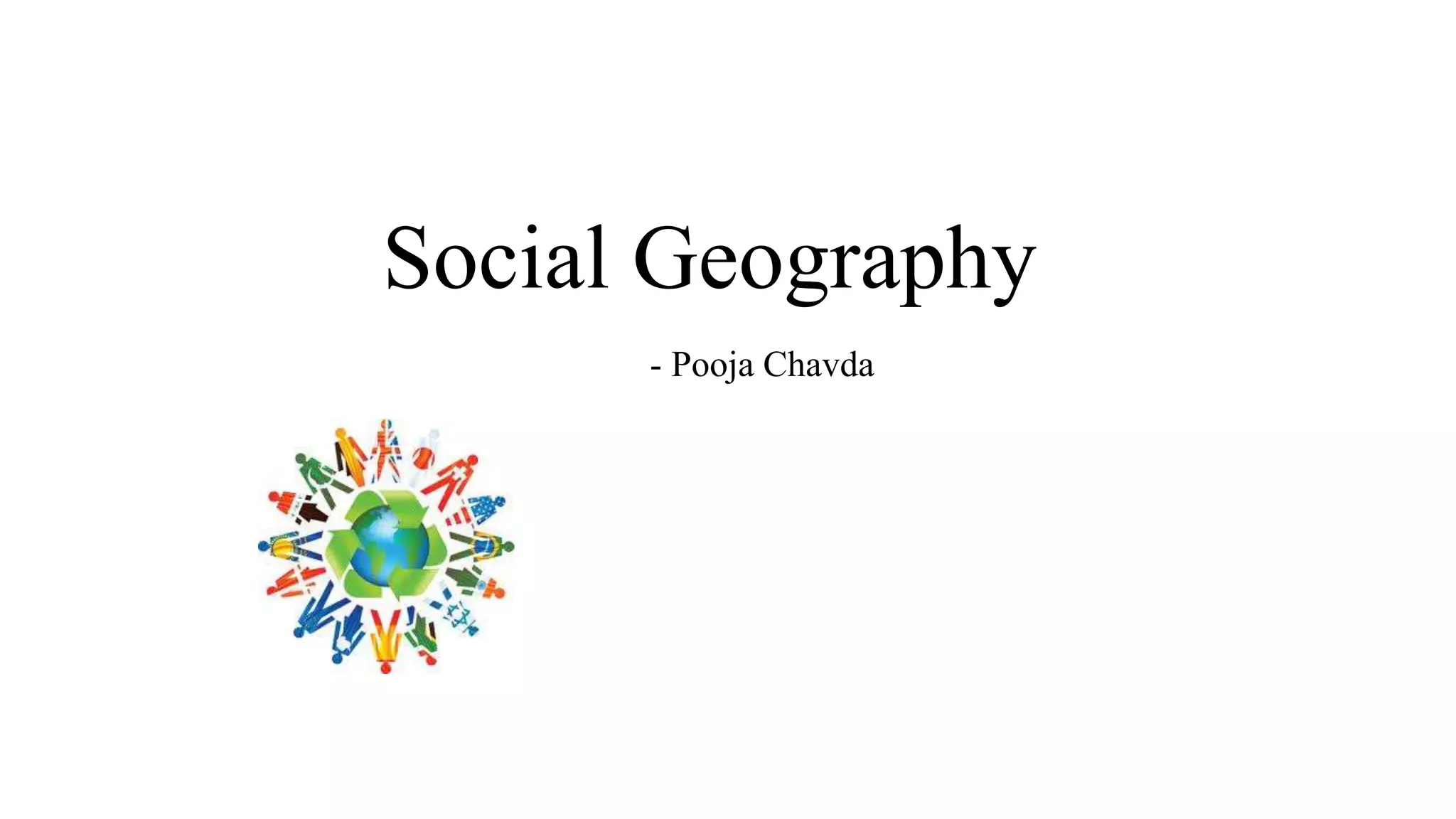 Social geography | PPTX