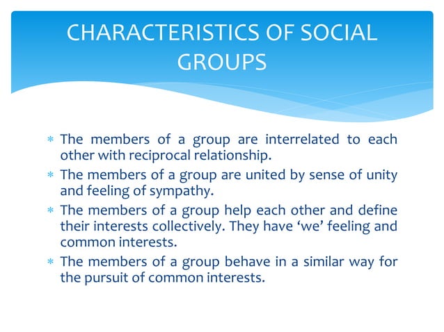 Social group | PPTX