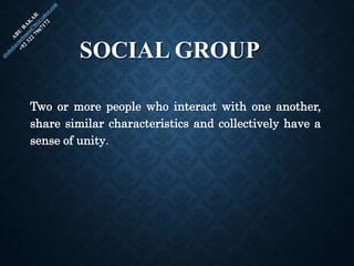 Social group and types of social group | PPT