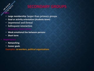 Social group and types of social group | PPT