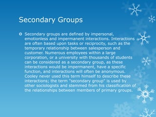 Social groups | PPTX