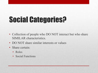 Social groups | PPT