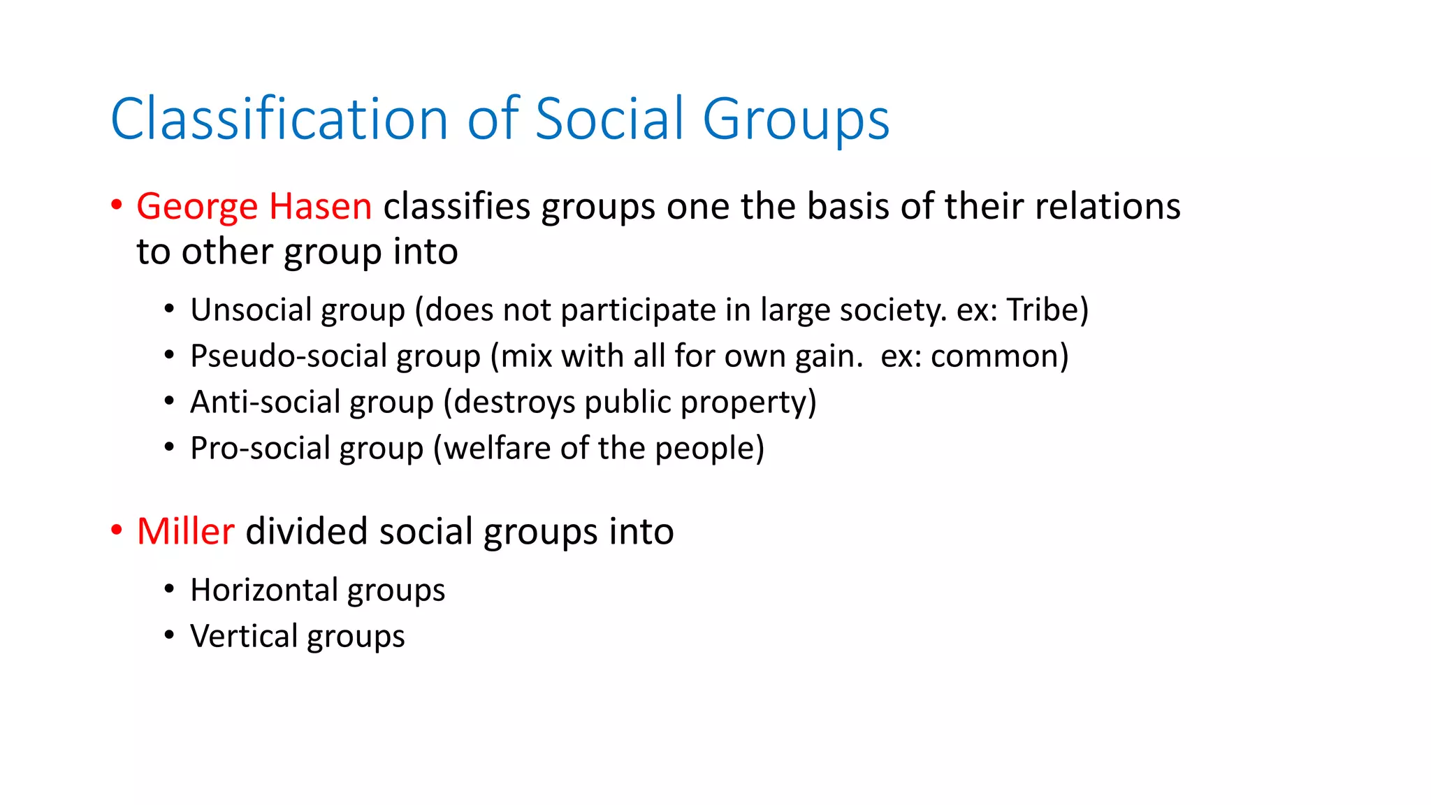 Social groups | PPTX