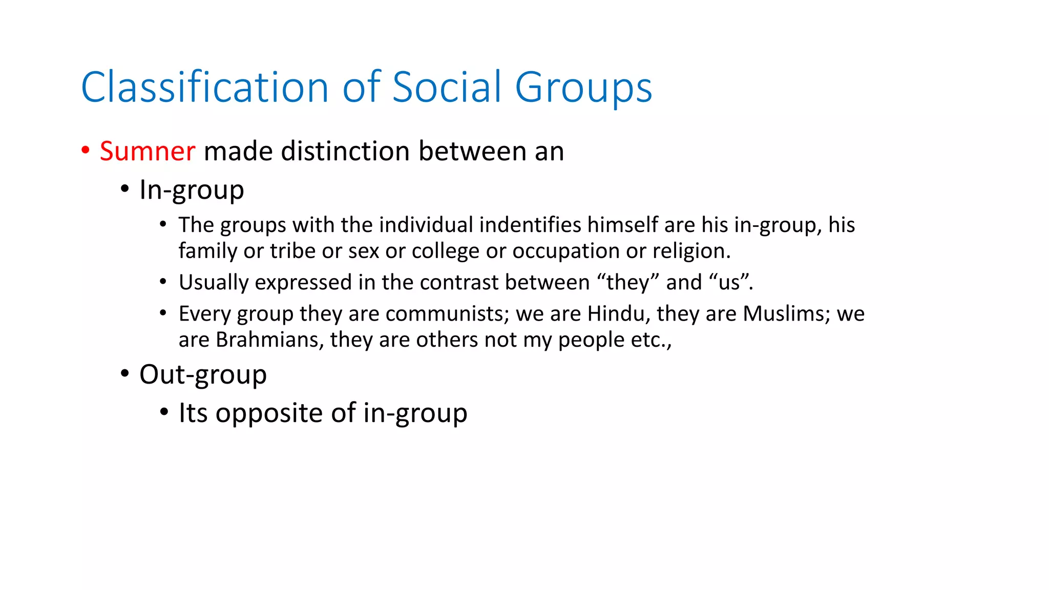 Social groups | PPTX