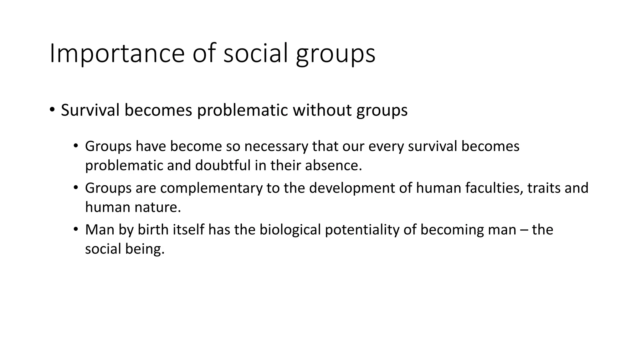 Social groups | PPTX