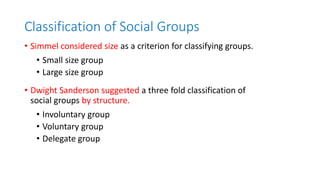 Social groups | PPTX