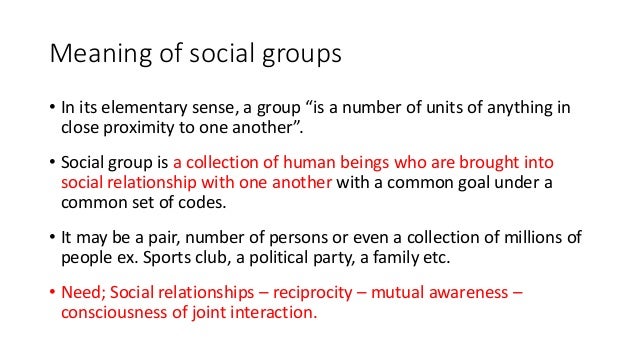 Social Groups social-groups