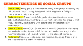 Social groups ppt for sociology for physiotherapists by Dr. Mumux | PPTX