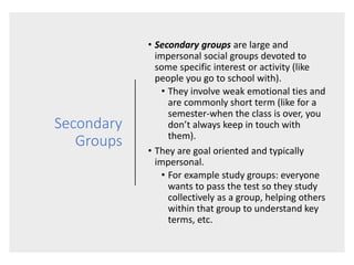 Social groups and organizations | PPSX