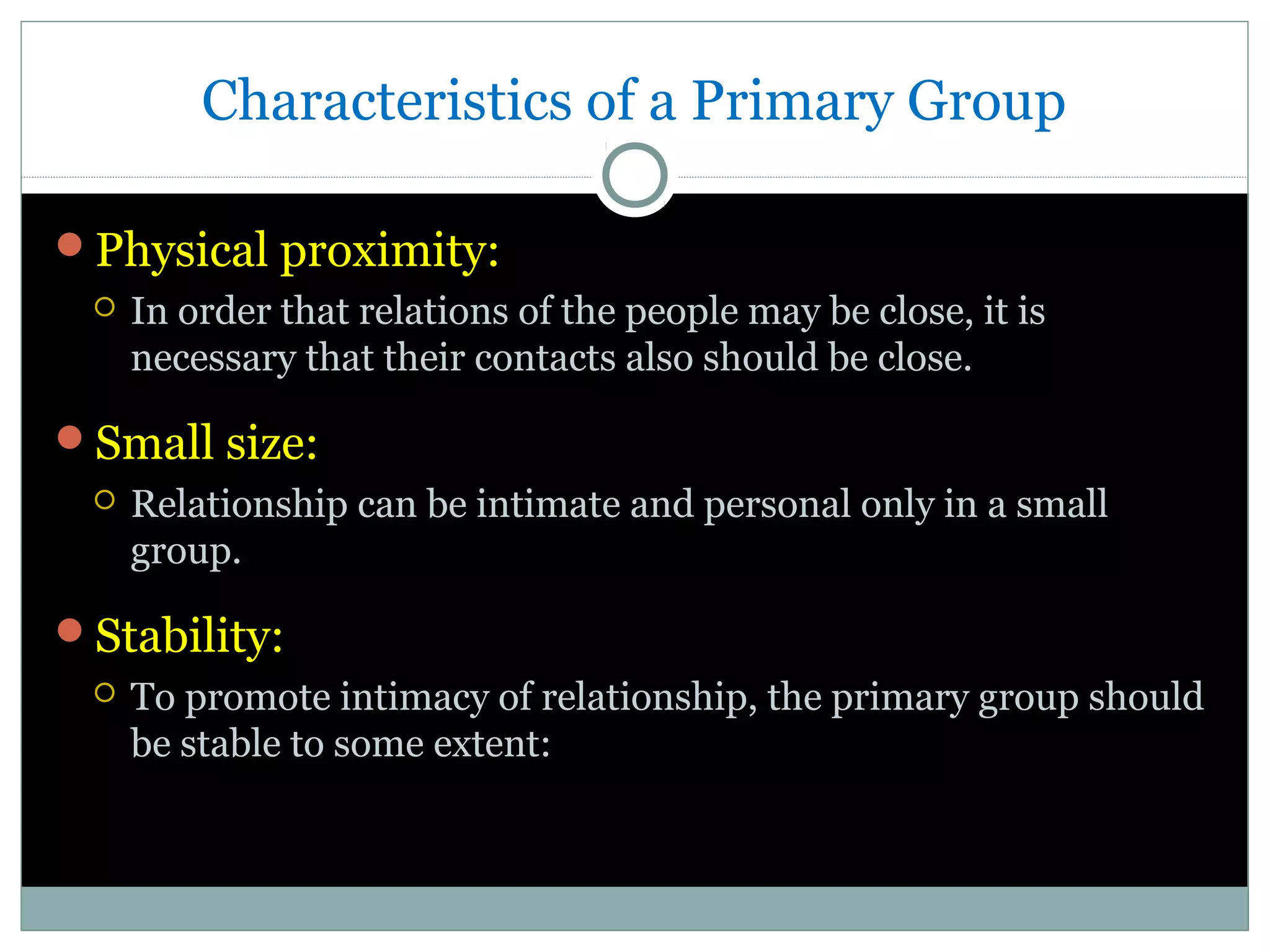 Social groups and processes | PPT