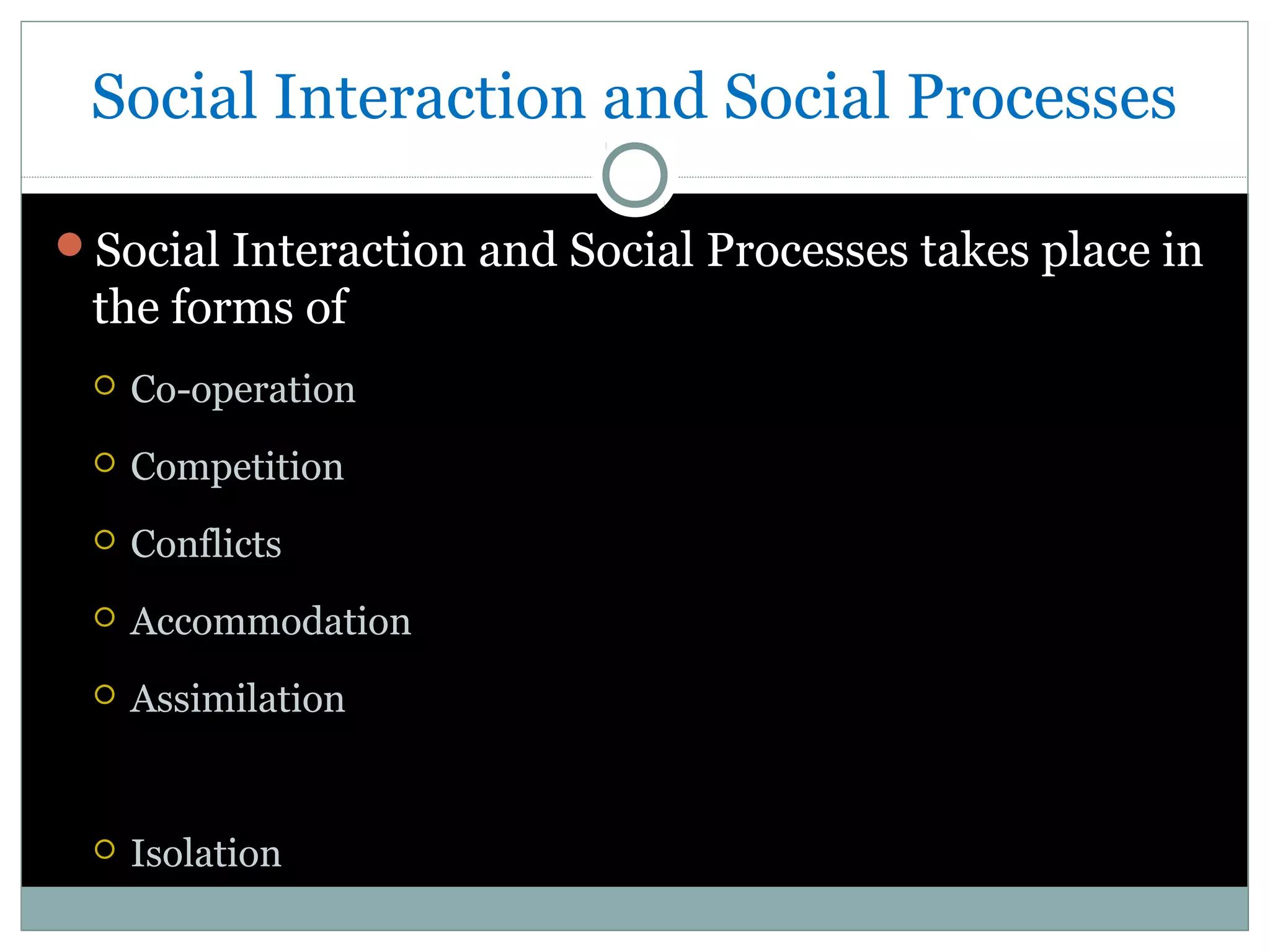Social groups and processes | PPT