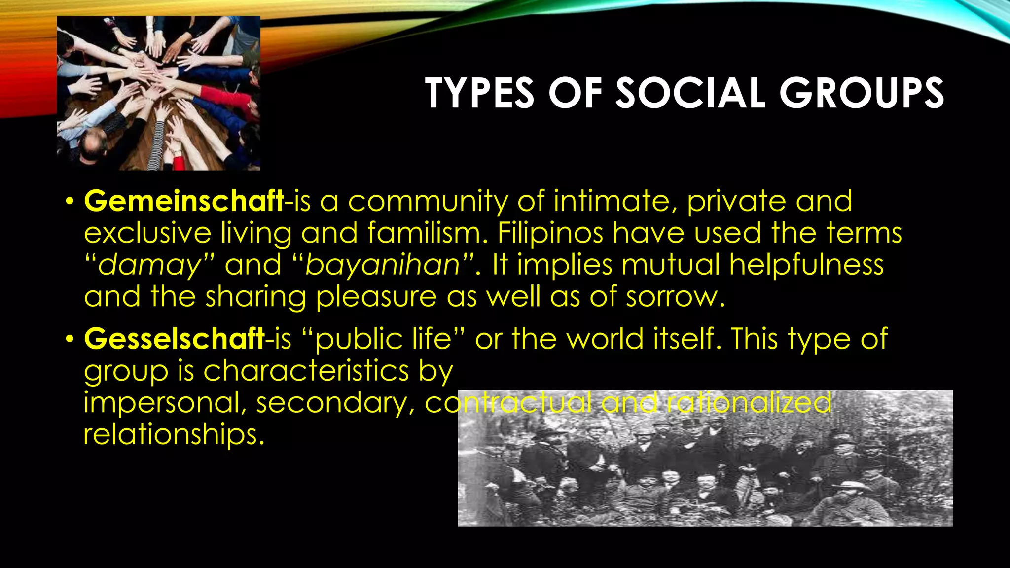Social groups and social interactions | PPTX