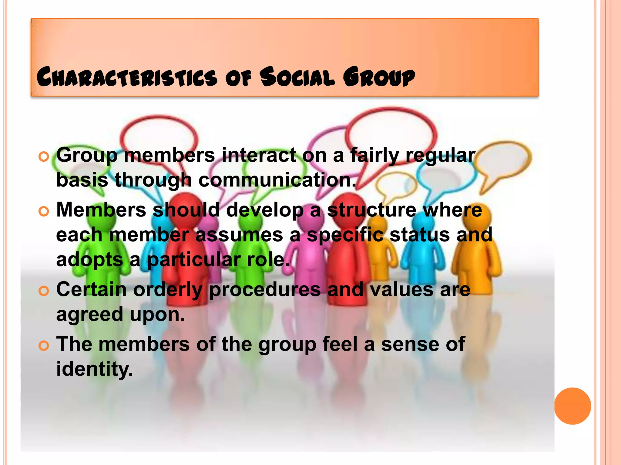 Social groups and Social organization | PPTX