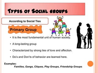 Social groups and Social organization | PPTX