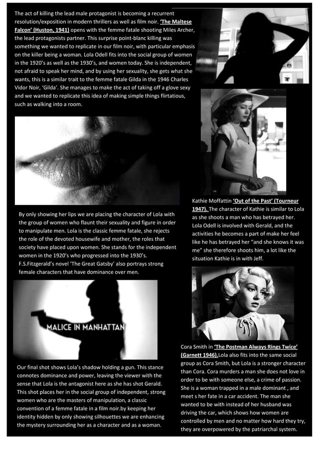 Social groups, film noir | PDF