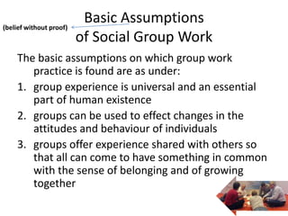 Social group work | PPTX