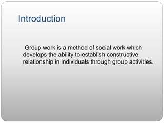 Social group work in schools | PPTX | Secondary Education | Education