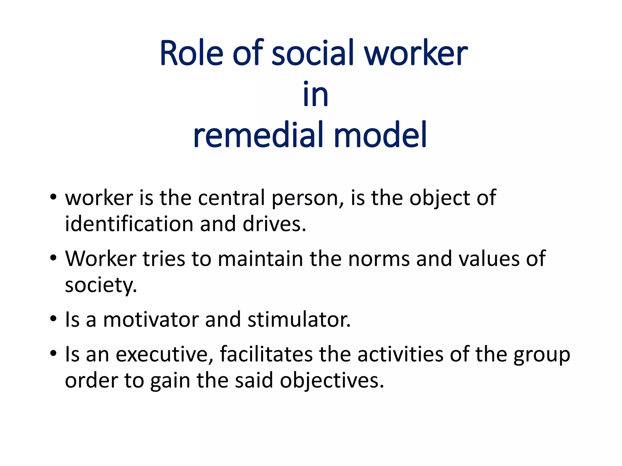 Social group work models | PPTX