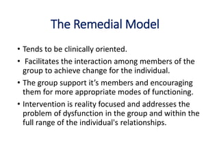 Social group work models | PPTX
