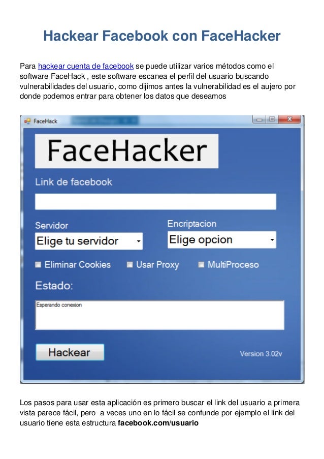 Hackear Facebook Gratis Sin Pagar